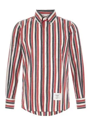 Thom Browne Striped Button-down Shirt - Multicolor
