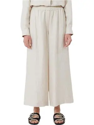 Max Mara Felino Cropped Trousers - White