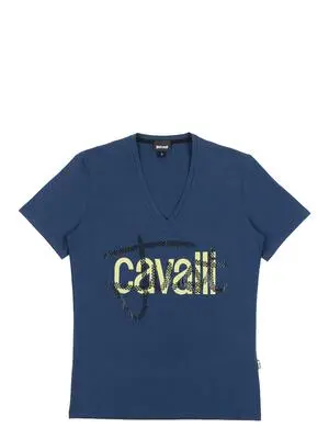 Just Cavalli Letter T-shirt - Blue