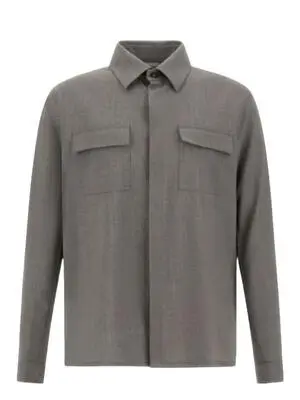 Herno Boxy Pocket Jacket - Dove Grey