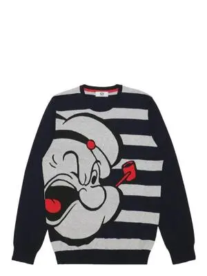 Iceberg Printed Pattern Pullover - Black