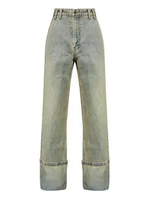 ENTIRE STUDIOS Turn-up Jeans - Gray