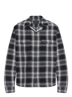 ALLSAINTS Teshio Check Long-sleeved Shirt - Black