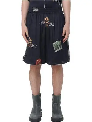 IH NOM UH NIT Graphic Print Shorts - Black
