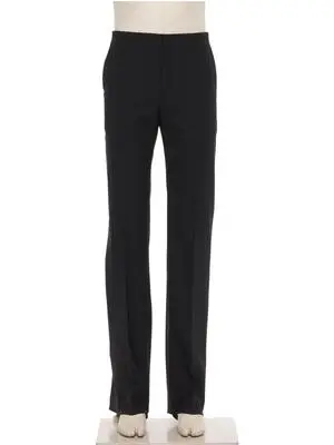 Valentino Garavani Tailored Straight Leg Casual Pants - Black