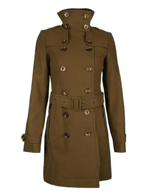 Burberry Double-breasted Slim Coat - Brown