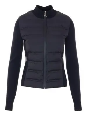 Patrizia Pepe Quilted Zip-up Jacket - Black