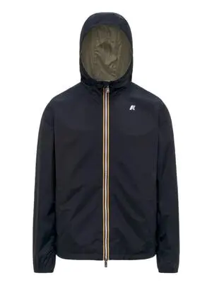 K-WAY Packable Hooded Jacket - Black