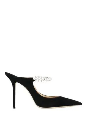 JIMMY CHOO Bing 100mm Pointed Mules - Black