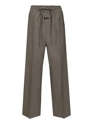 Fear Of God Wide-leg Drawstring Pants - Grey