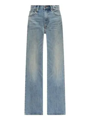 R13 R13 Charlotte High-Rise Flared Jeans Gray