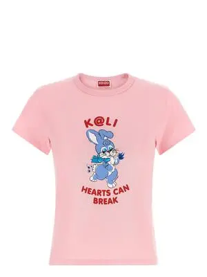 Kenzo Graphic T-shirt - Pink