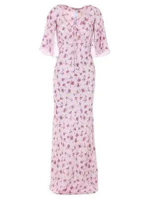 TWINSET Long Floral Print Dress - No