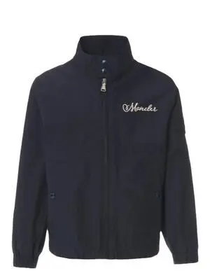 Moncler Long Sleeve Zip-up Jacket - Midnight Blue