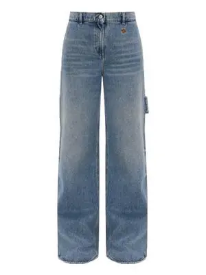 COURREGES Belt Loop Jeans - Blue