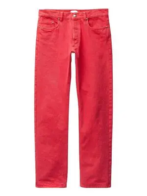 Versace Straight-leg Medusa Jeans - Red