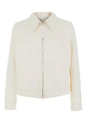 Ami De Coeur Zip-up Jacket - White
