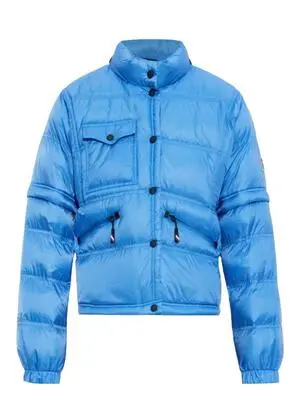 Moncler Day Dynamic Drawstring Hem Puffer Jacket - Blue
