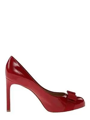 FERRAGAMO Bow Detail High Heels - Red