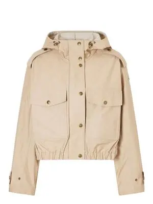 Moncler Long-sleeved Hooded Jacket - Beige