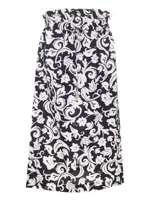 Liu Jo Floral Printed Midi Skirt - No