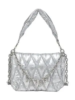 DIESEL® Charm-d Shoulder Bag - Silver