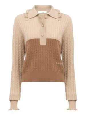 Chloé Collared Knit Jumper With Lapel Collar - No
