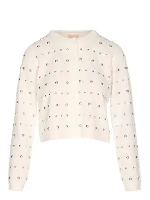 LIU JO Liu Jo Long Sleeved Embellished Cardigan