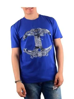 Just Cavalli Printed T-shirt - Blue