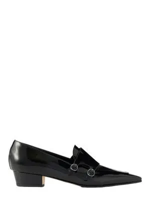 Manolo Blahnik Patent Leather Pumps - Black