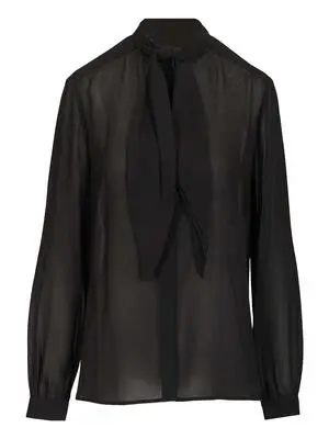 TORY BURCH Tory Burch Georgette Bow Blouse