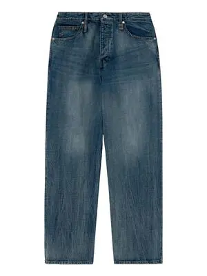 WOOYOUNGMI Faded Straight-leg Jeans - Blue