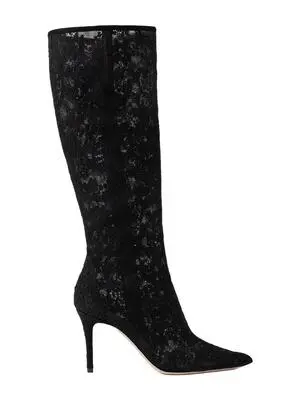 GIANVITO ROSSI Gianvito Rossi Claudia 85 Corded Lace Knee High Boots