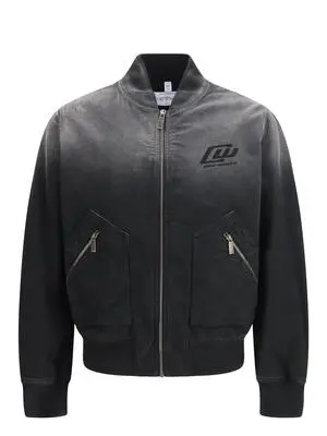 Off-White Gradient Bomber Jacket - Black