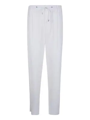 Giorgio Armani Barrel Wide Leg Trousers - Warm White