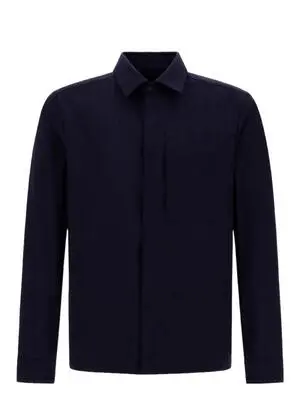 Herno Shirt Collar Pocket Jacket - Black