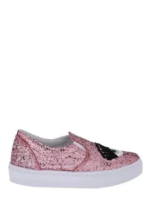 CHIARA FERRAGNI Logo Glitter Slip-on Sneakers - Multicolor