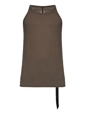 Rick Owens Striped Tank Top - Brown