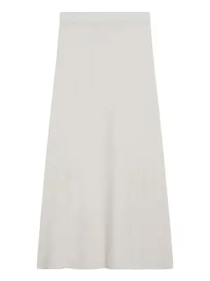 Max Mara Elastic Waist Skirt - White