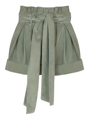 BALMAIN Balmain Pleated Belted Shorts