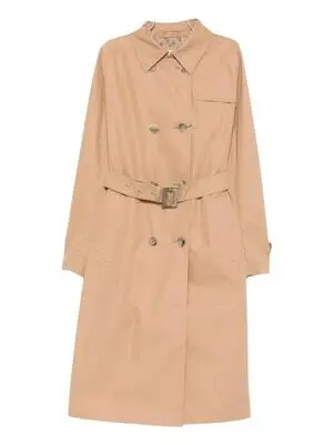 Herno Long Sleeved Trench Coat - Light Brown