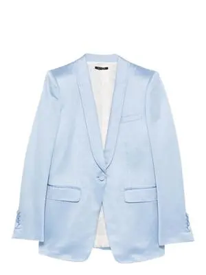TOM FORD Single-breasted Blazer - Blue
