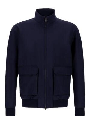 Herno Herno Zip-Up Jacket Blue