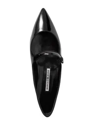 Manolo Blahnik Campari Ballet Flats - Black