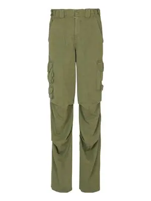 Balmain Stamp Cargo Pants - Green