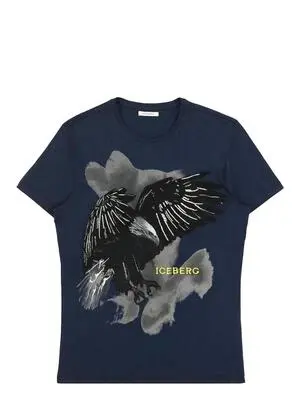 Iceberg Printed T-shirt - Black