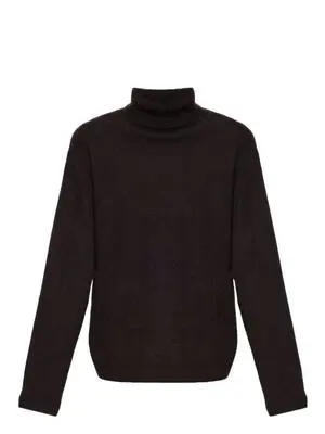 LISA YANG High Neck Sweater - Dark Oak