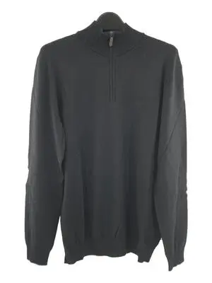 Hugo Boss Long-sleeved Zippered Sweater - Black