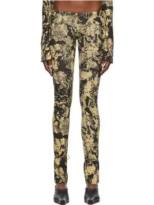 KNWLS Printed Casual Pants - Nude