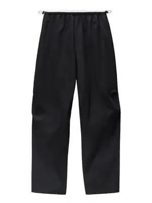 Alexander Wang Logo Elastic Waist Pants - Black